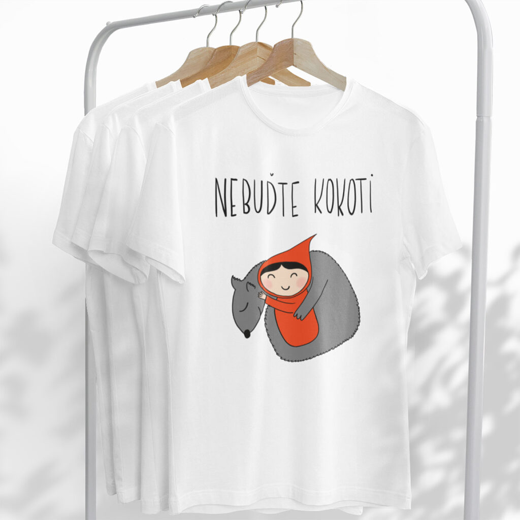 Pánske tričko Nebuďte kokoti - Kura Harabura